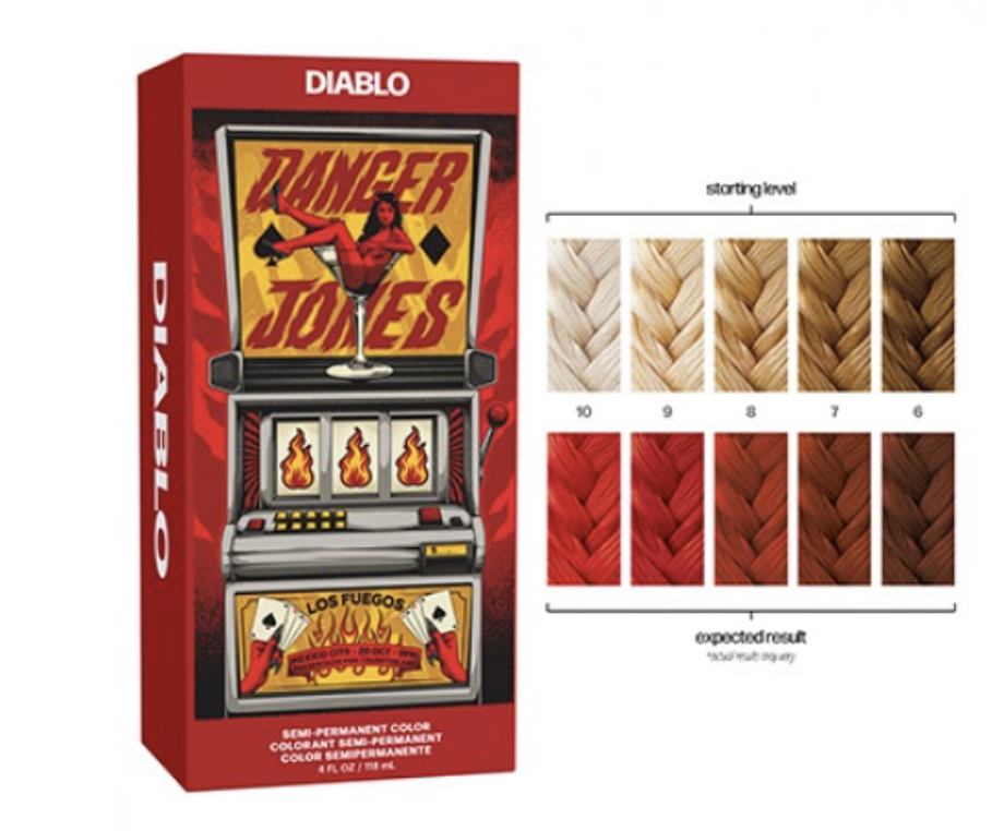 Danger Jones Diablo Red Semi Permanent Colour · HairOnline